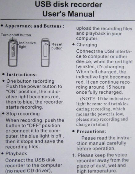 USB Audio Recorder Review